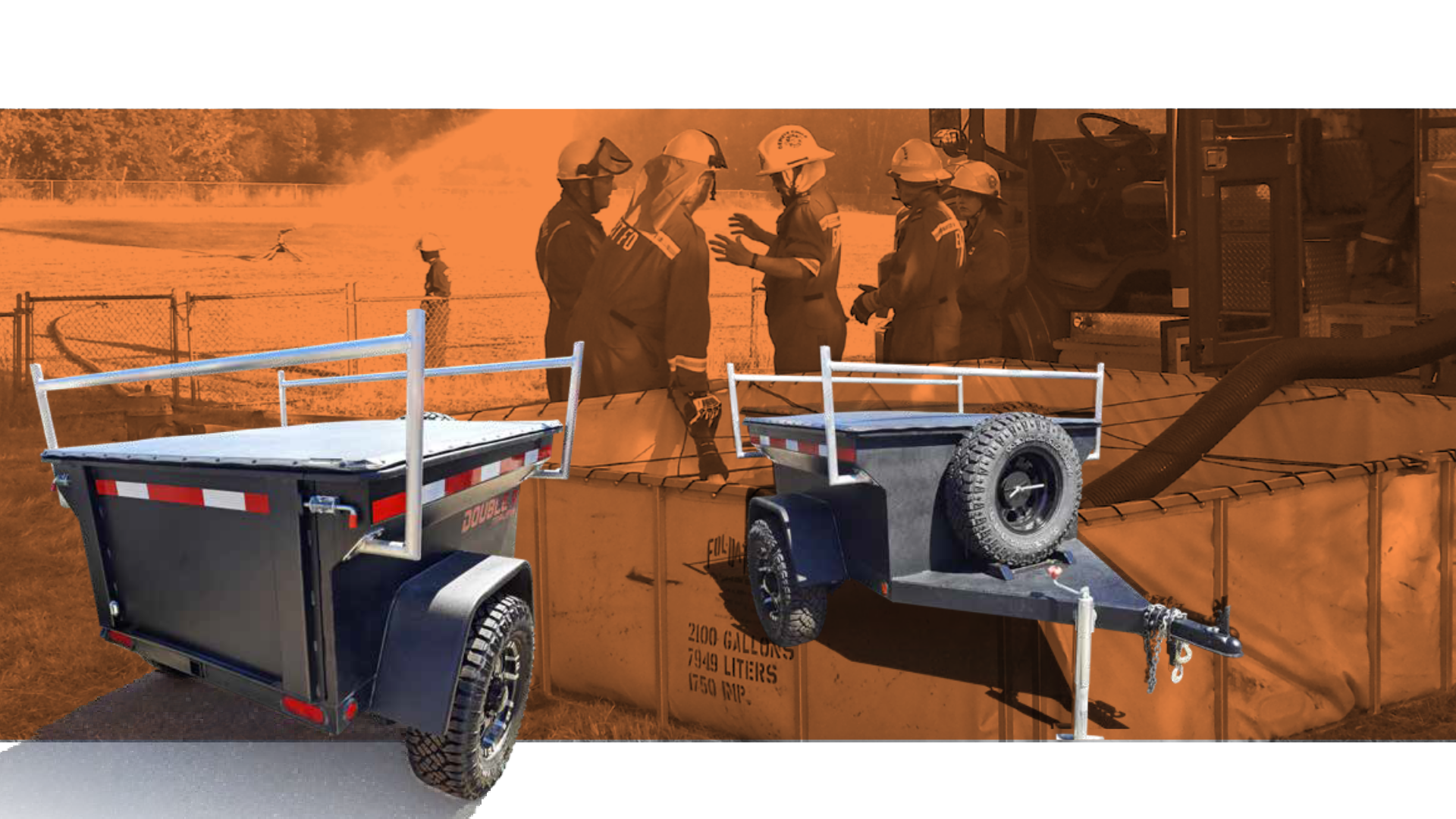 Typhoon Wildland Fire Trailer | Mobile Fire Suppression System – FireBozz